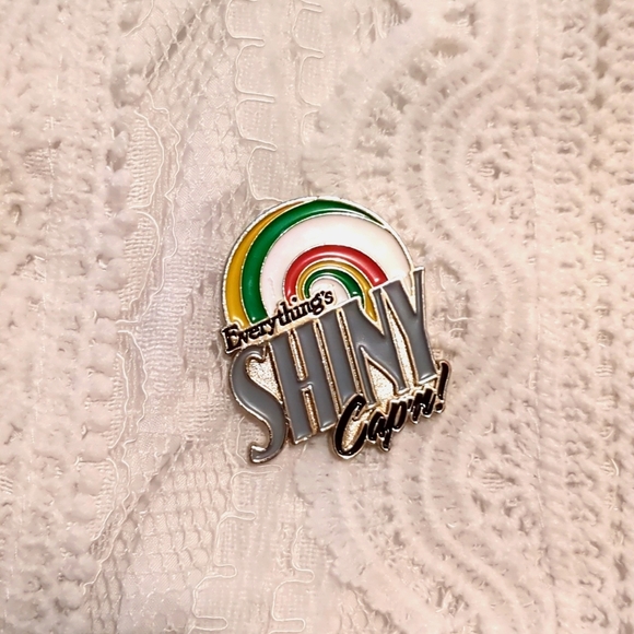 Other | 216 Firefly Everythings Shiny Capn Enamel Pin | Poshmark